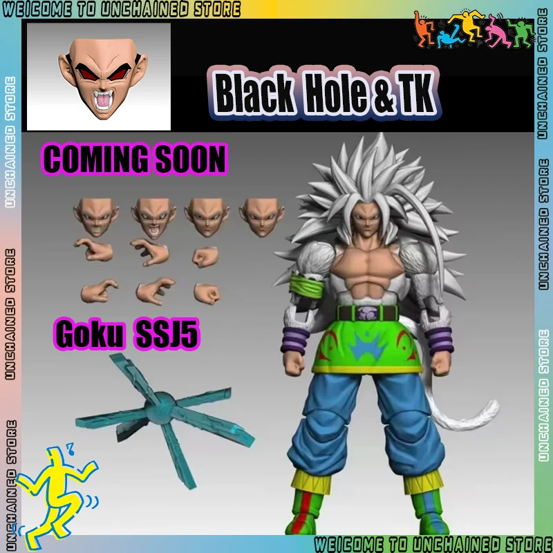 Black Hole Toys TK Custom Dragon Ball Z SHF Super Saiyan 5 SSJ 4 Son ...