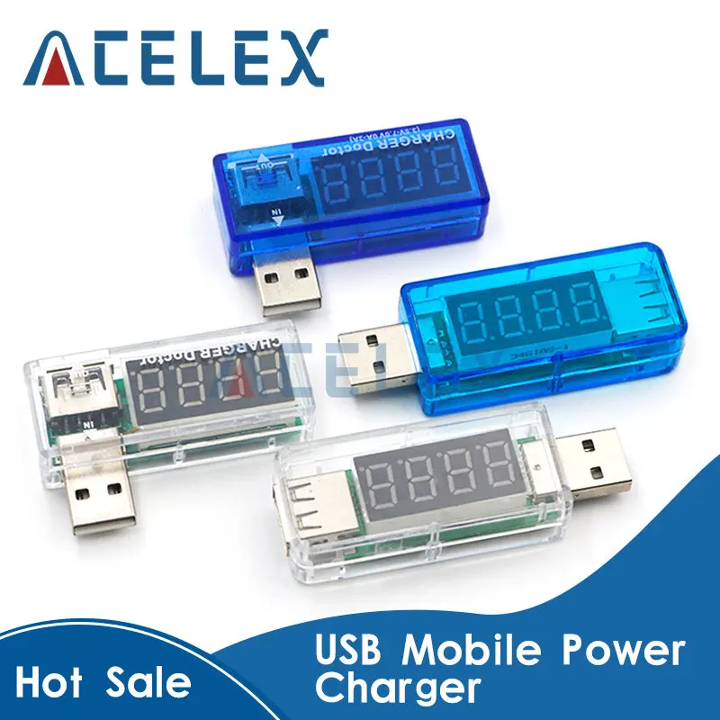 Digital Usb Mobile Power Charging Current Voltage Tester Meter Mini Usb ...