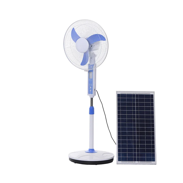 battery-operated-16-Inch-rechargeable-solar-panel-fan-solar-powered ...