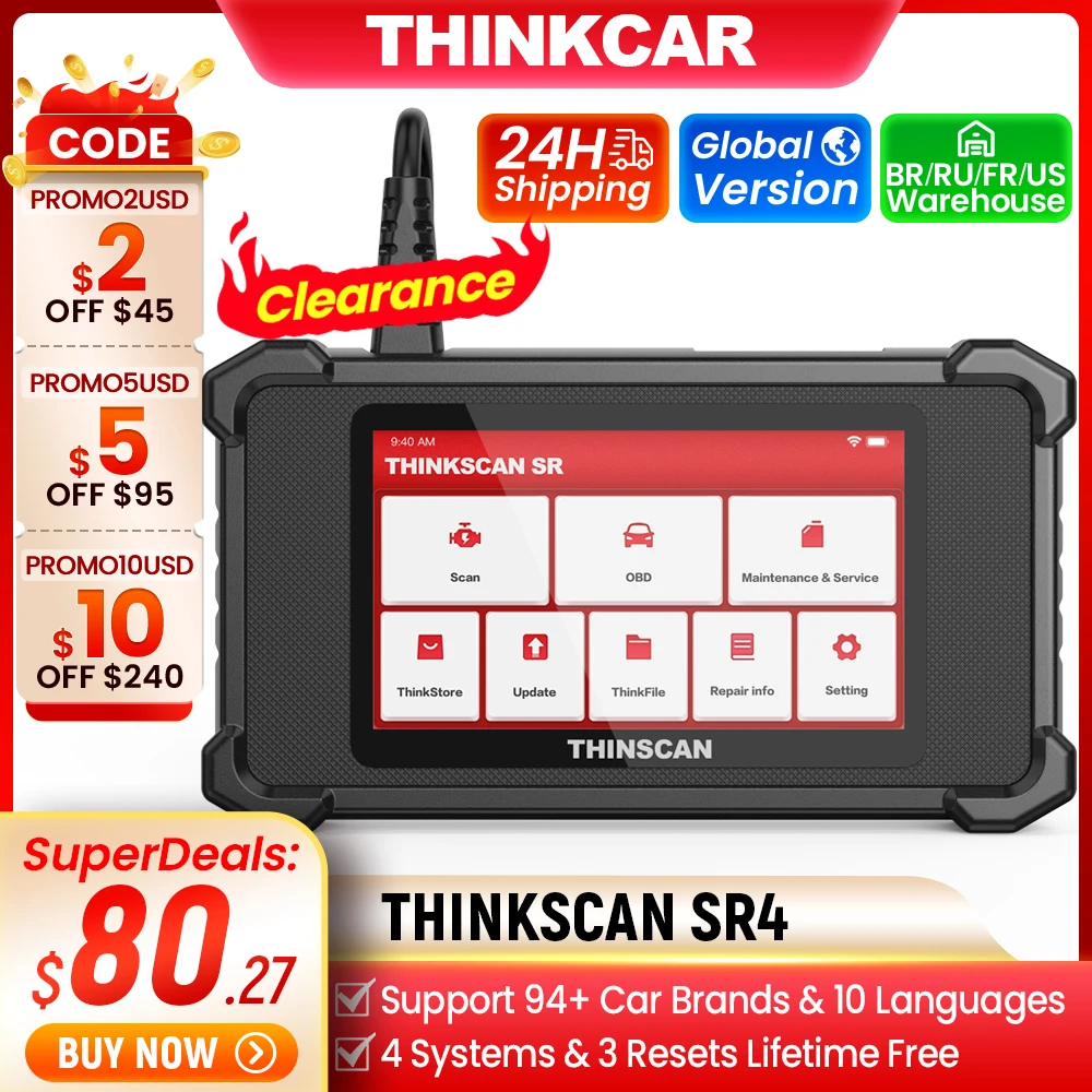 THINKCAR-outil-de-Diagnostic-automobile-professionnel-SR4-lecteur-de ...