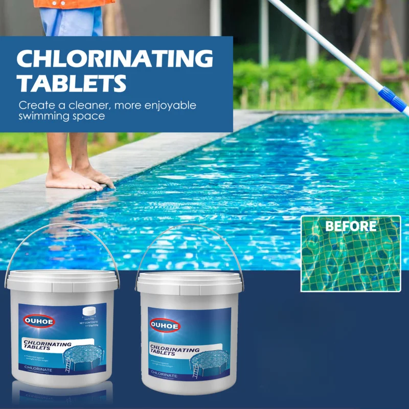 New-Swimming-Pool-Cleaning-Effervescent-Tablets-Dispenser-Crystal-Clear ...