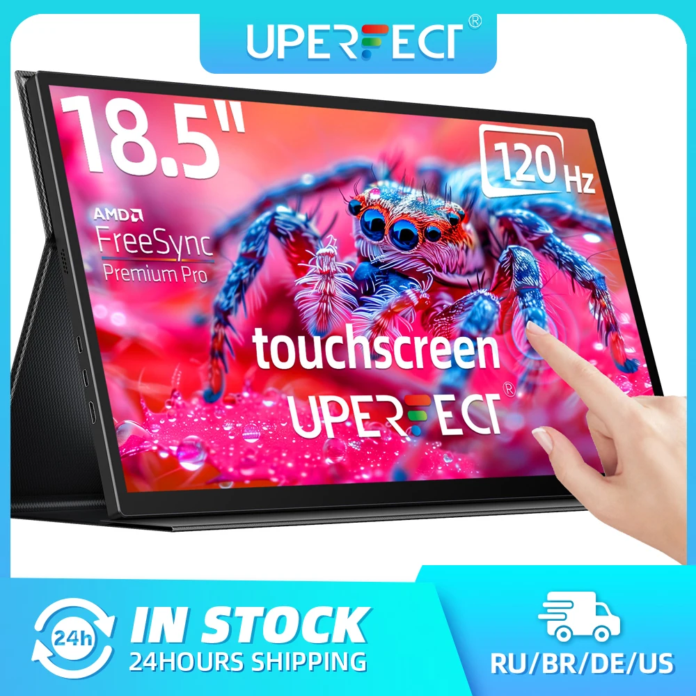 UPERFECT-18-5-Monitor-Touchscreen-Port-til-120hz-1080P-FHD-FreeSync-IPS ...