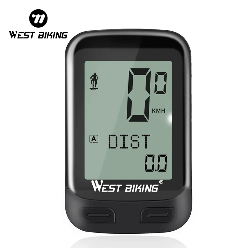 WEST-BIKING-Wireless-Bicycle-Computer-Speedometer-5-Language-Cycling ...