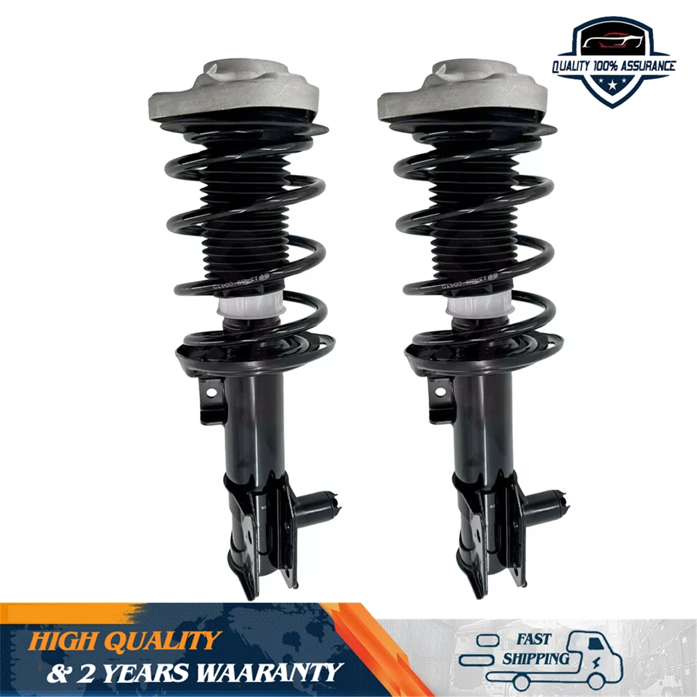 2X-Front-Left-And-Right-Shock-Struts-Assembly-Fit-Mercedes-W212-W218 ...