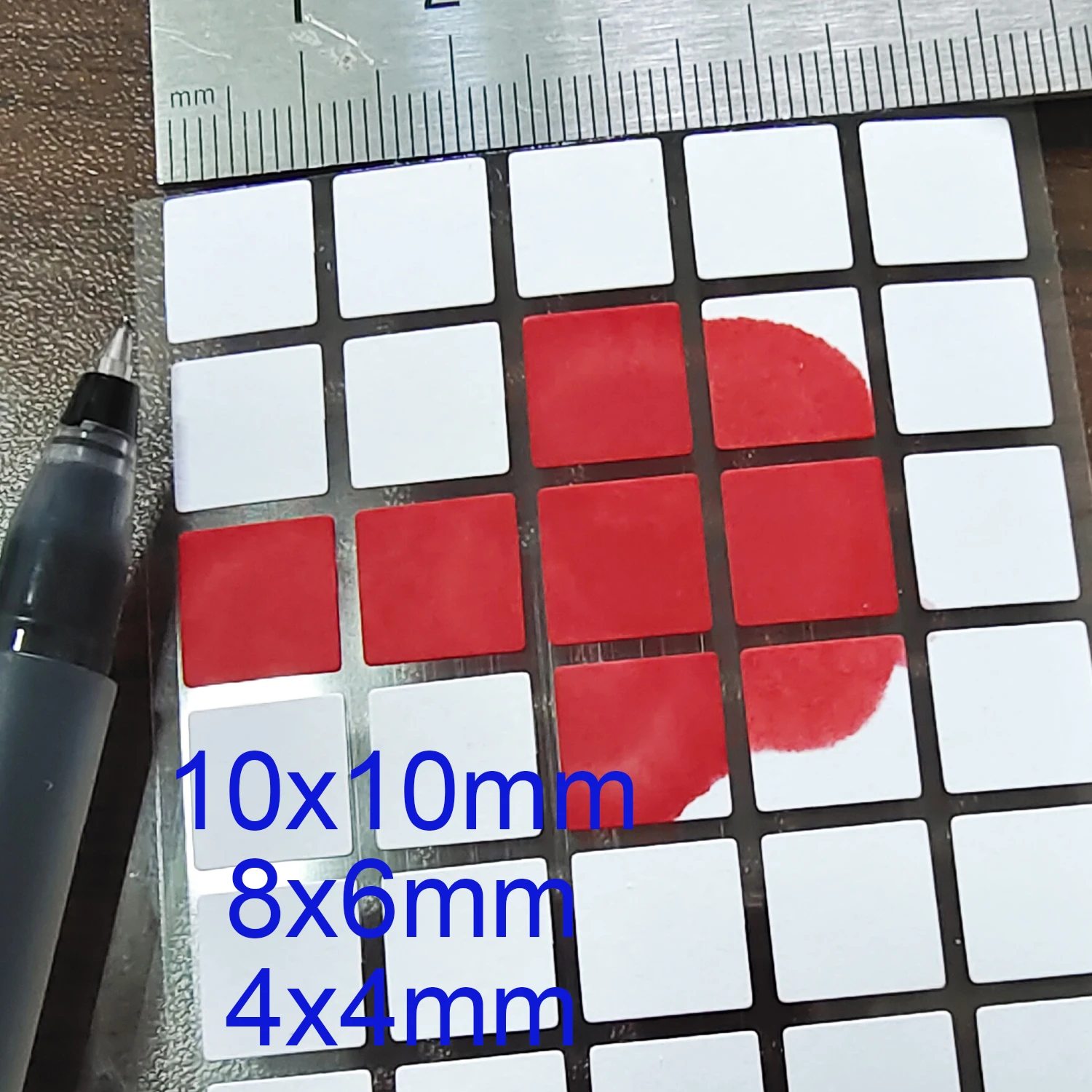 Etiqueta-adhesiva-de-seguridad-sensible-al-agua-se-vuelve-roja-una-vez ...