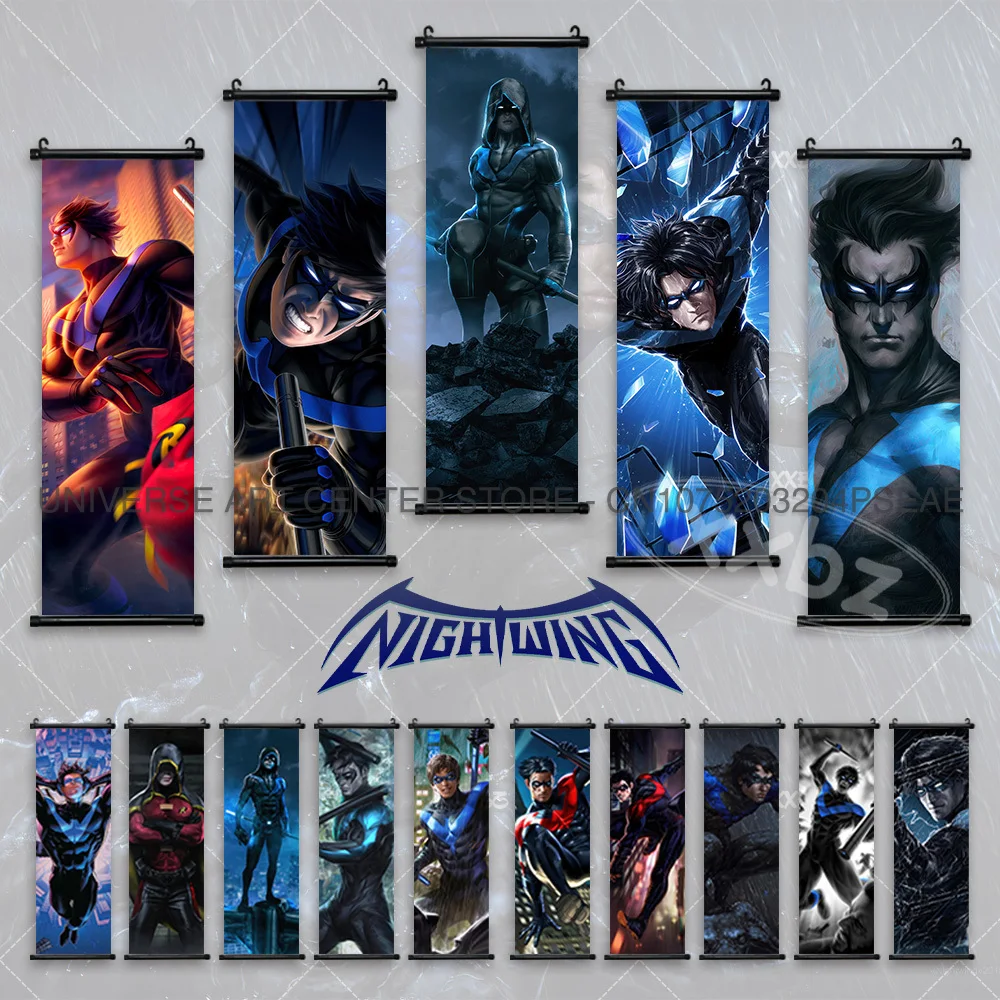 Nightwing-Poster-Tales-of-the-Teen-Titans-Hanging-Painting-Justice ...