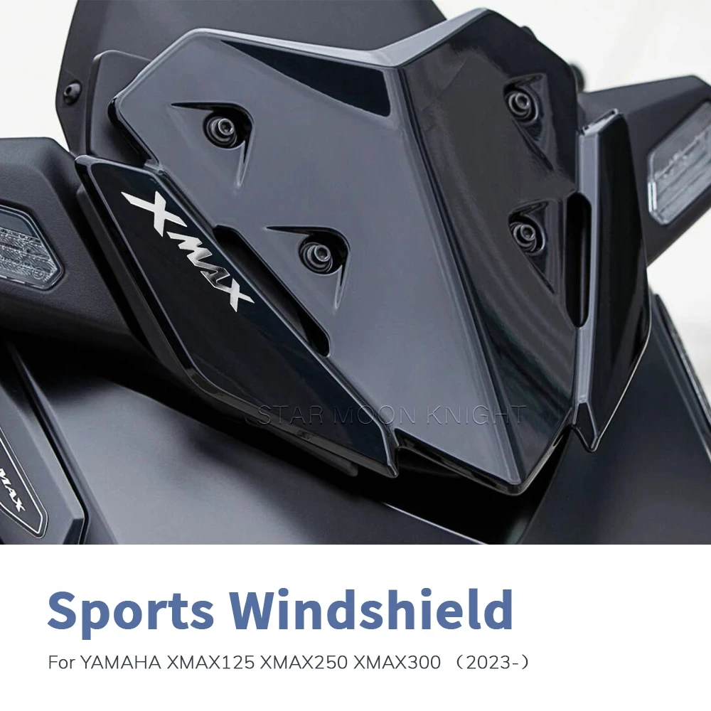 Motorcycle-Sports-Visor-Windshield-Windscreen-Wind-Shield-Deflectore ...