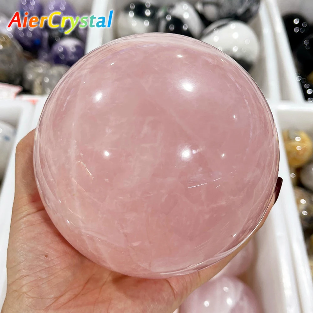 Healing Stones Natural Crystals | Rose Quartz Crystal Decoration ...
