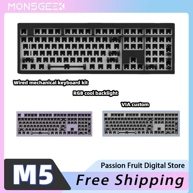 MONSGEEK-M5-QMK-wired-mechanical-keyboard-kit-aluminum-alloy-108-key ...