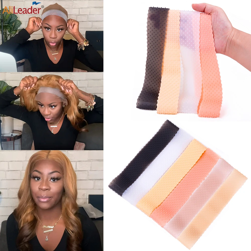 New Transparent Silicone Grip Wig Band Good Quality Wig Headband to ...