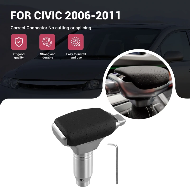 Car-Automatic-Gear-Shift-Stick-Knob-Shifter-Head-With-Holes-For-Honda ...