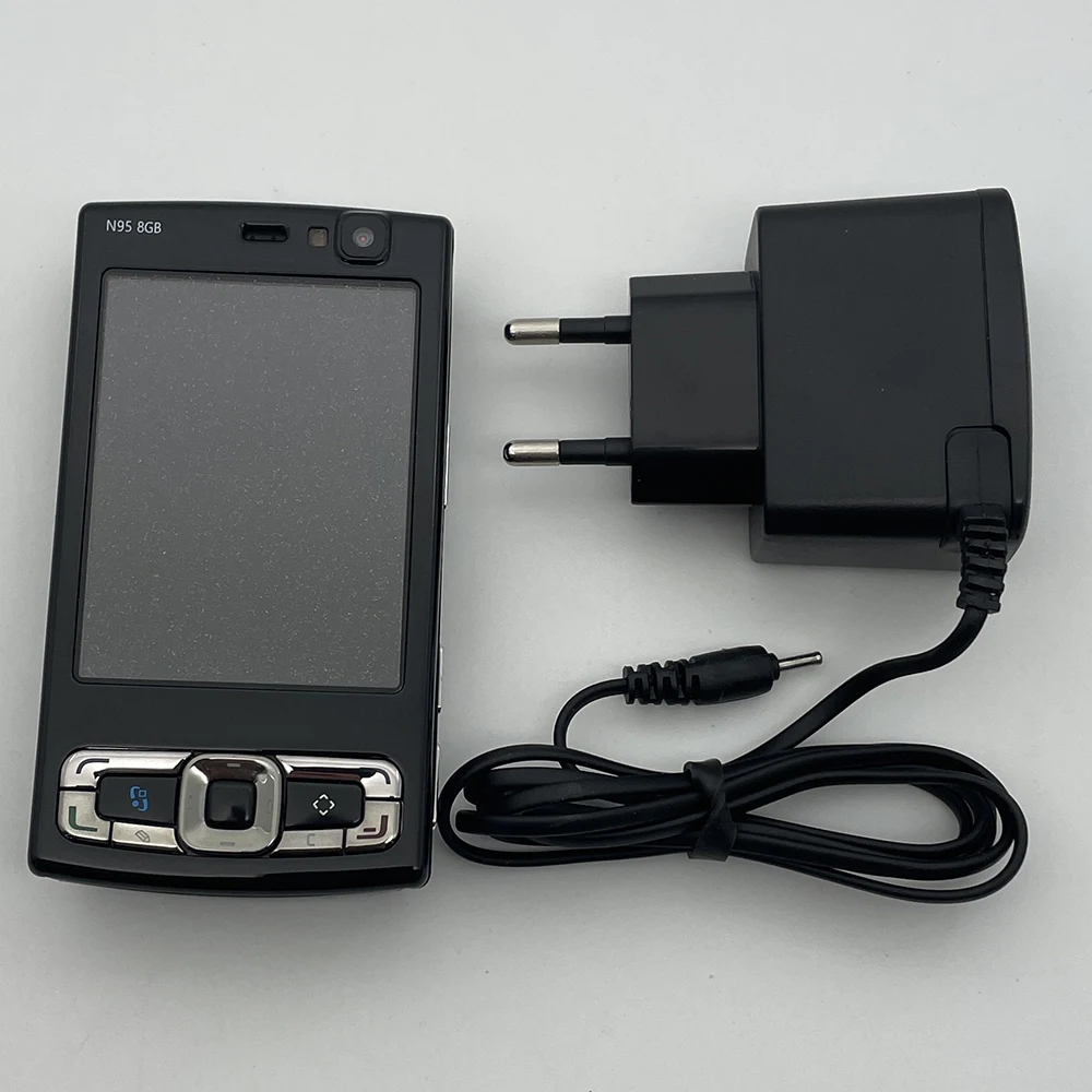 Оригинальный мобильный телефон N95 8 ГБ 3G слайдер 2,8 дюйма 5 МП Wi-Fi разблокированный ...