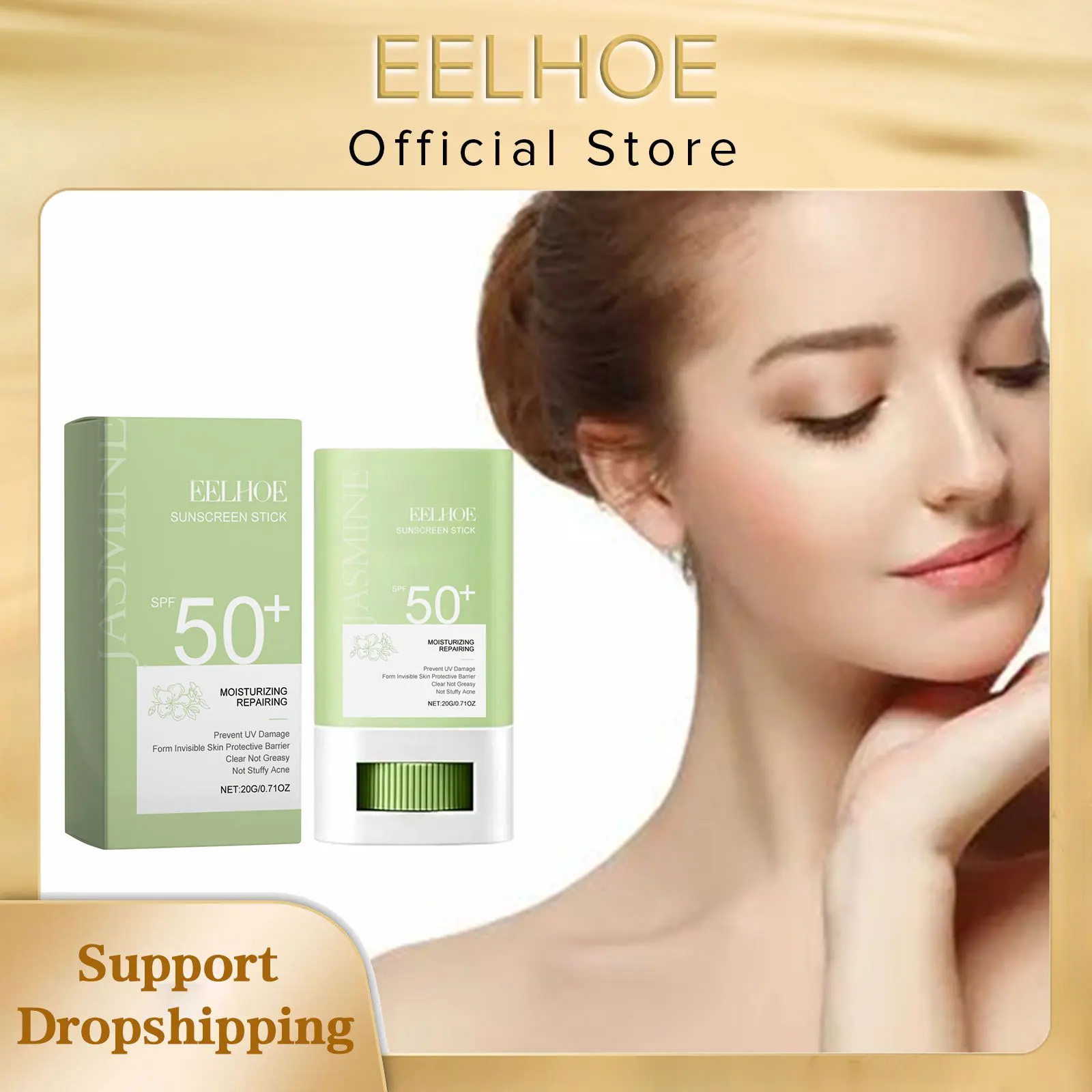 Crema de protección UV Jasmine FPS 50, bloqueador solar, control de ...