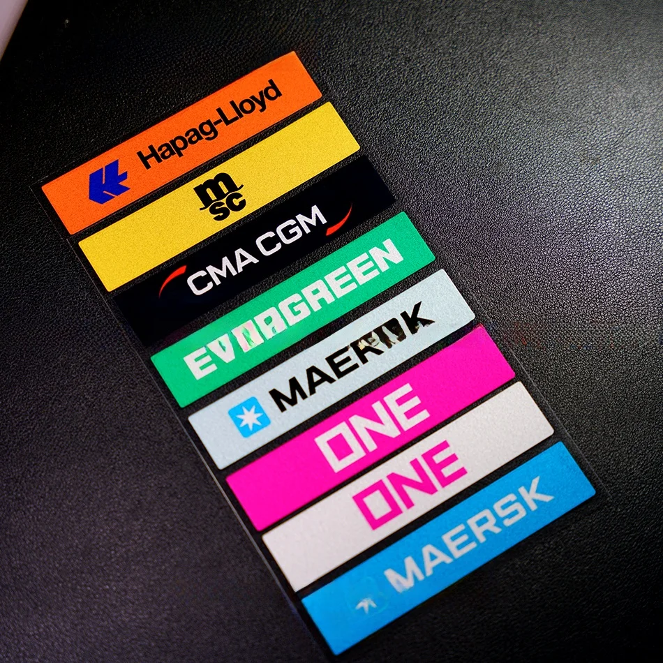 Outdoor Waterproof Car Window Stiers Luy Vel Cany Logos Maersk One Msc ...