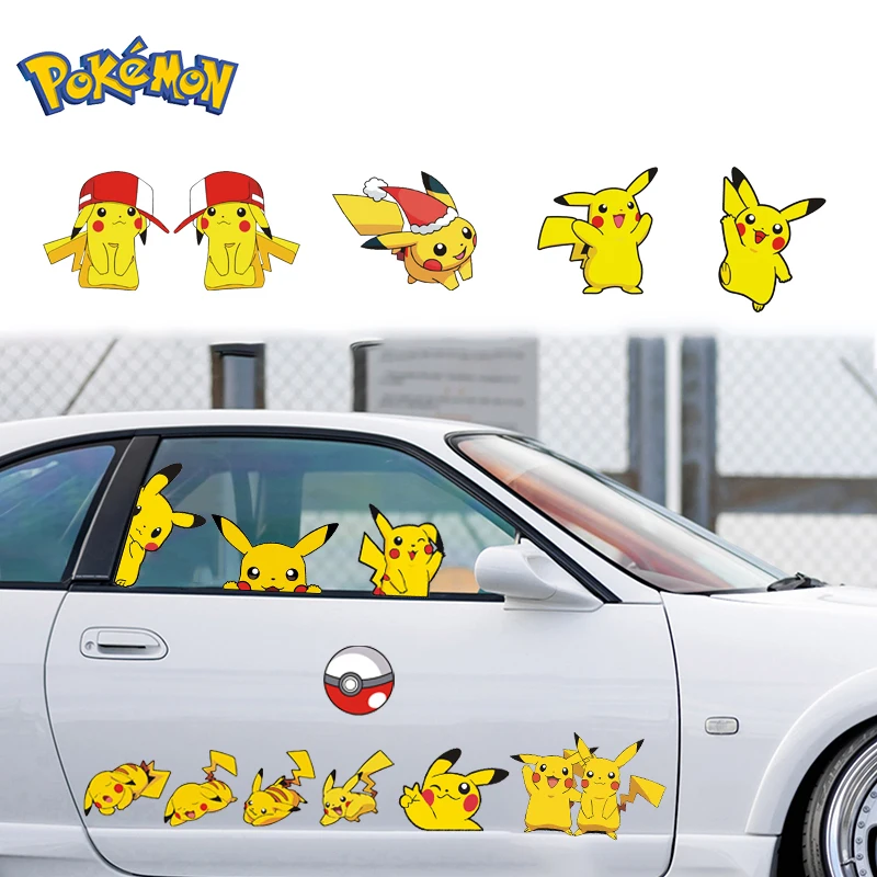 Car Windshield Stickers Decor | Stickers Laptop Pikachu | Pikachu Car ...