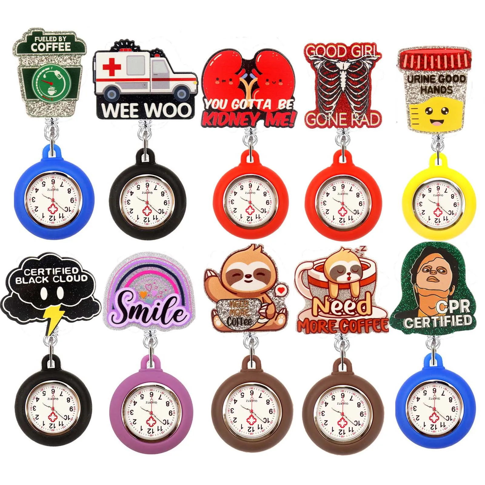 Glitter-Acrylic-Hospital-Cute-Sloth-Stethoscope-Lovely-Nurse-Doctor ...