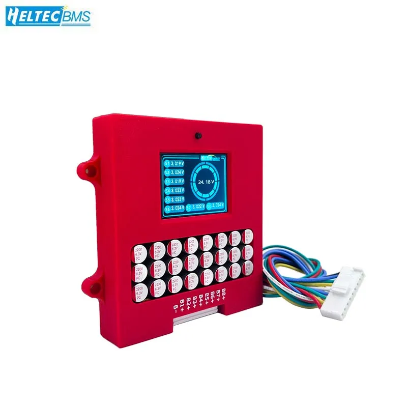 Heltec 8s Active balancer with voltage display TFT Lipo/lifepo4 battery ...