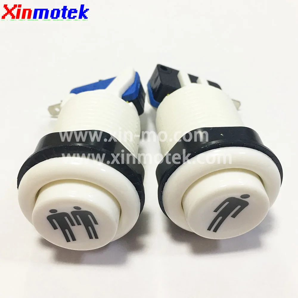 JAMMA-MAME-pulsador-de-estilo-americano-10-piezas-de-1P-2P-HAPP ...