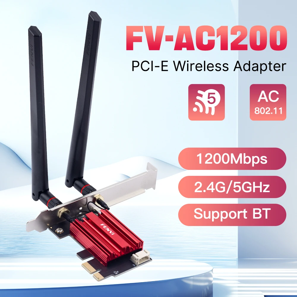 Fvi-adaptador-WiFi-PCIE-AC1200-FV-AC1200-Bluetooth-de-doble-banda ...