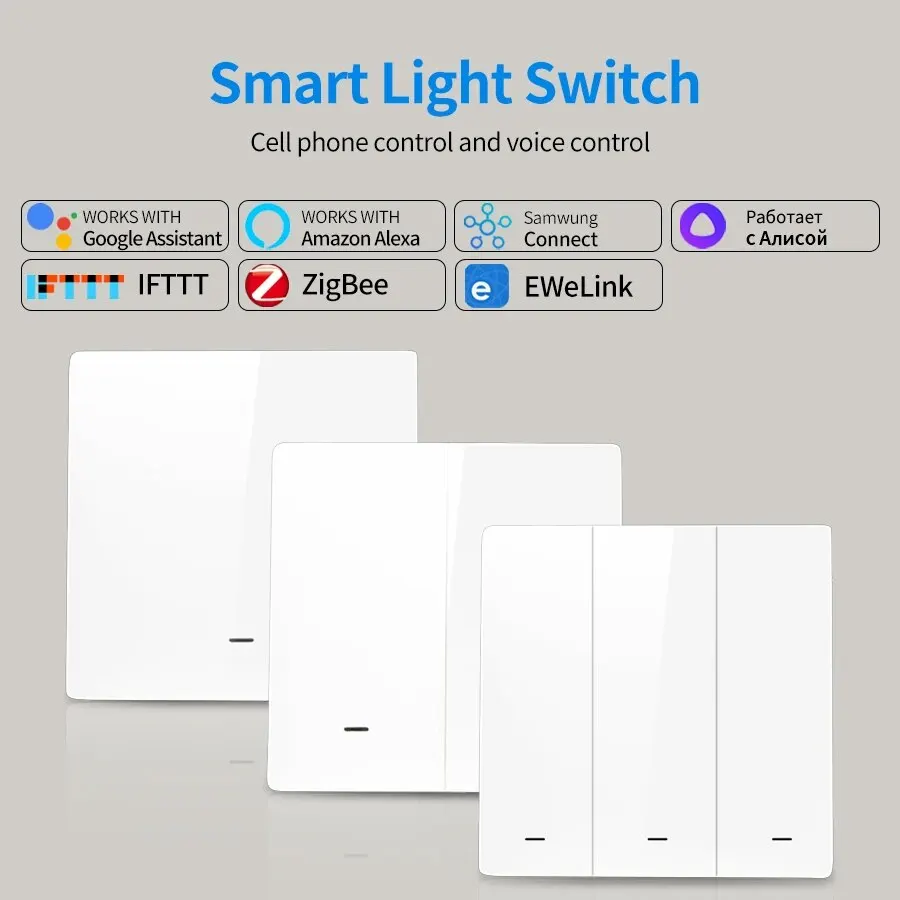 ZigBee-Smart-Light-Switch-Wireless-EWeLink-Push-Button-Battery-Powered ...