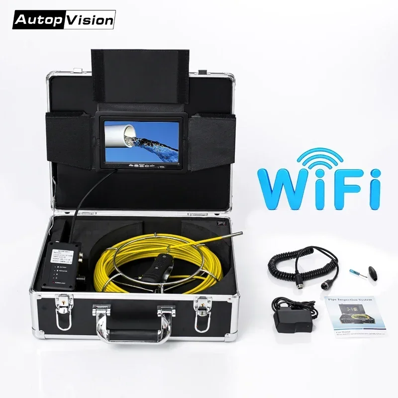 WP90C Sewer Camera 100ft/30m DIY Sewer Inspection Camera 9 inch LCD ...