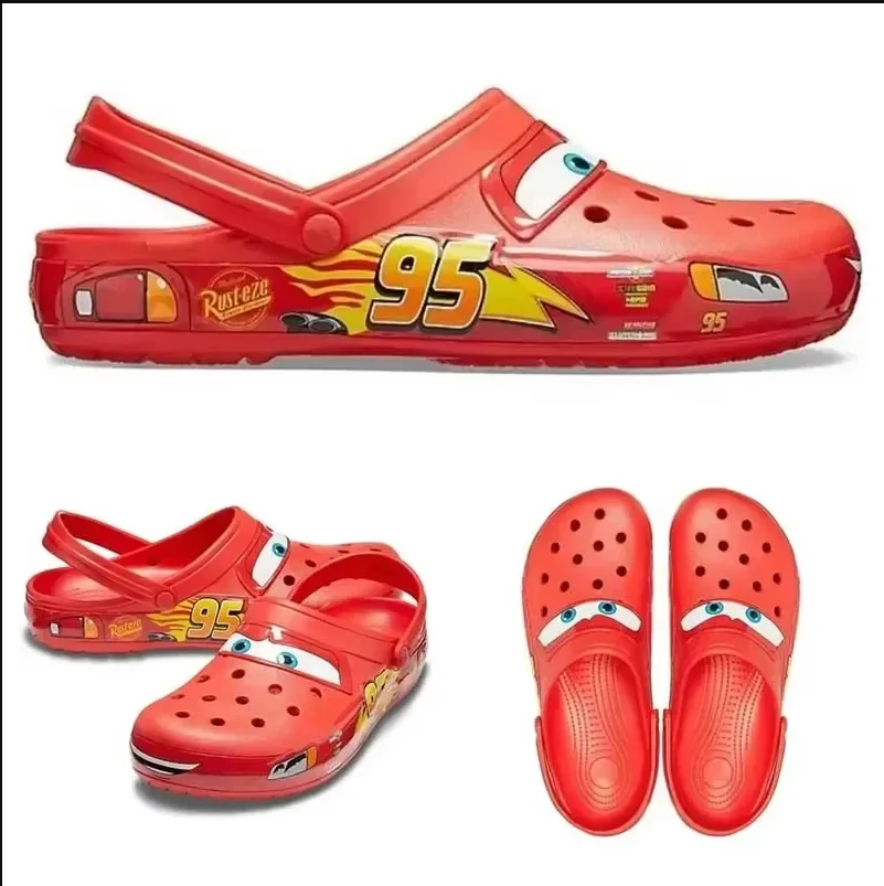 Disney-Cartoon-Anime-Anti-Slip-Crocs-para-Lazer-Ao-Ar-Livre-Desenhos ...