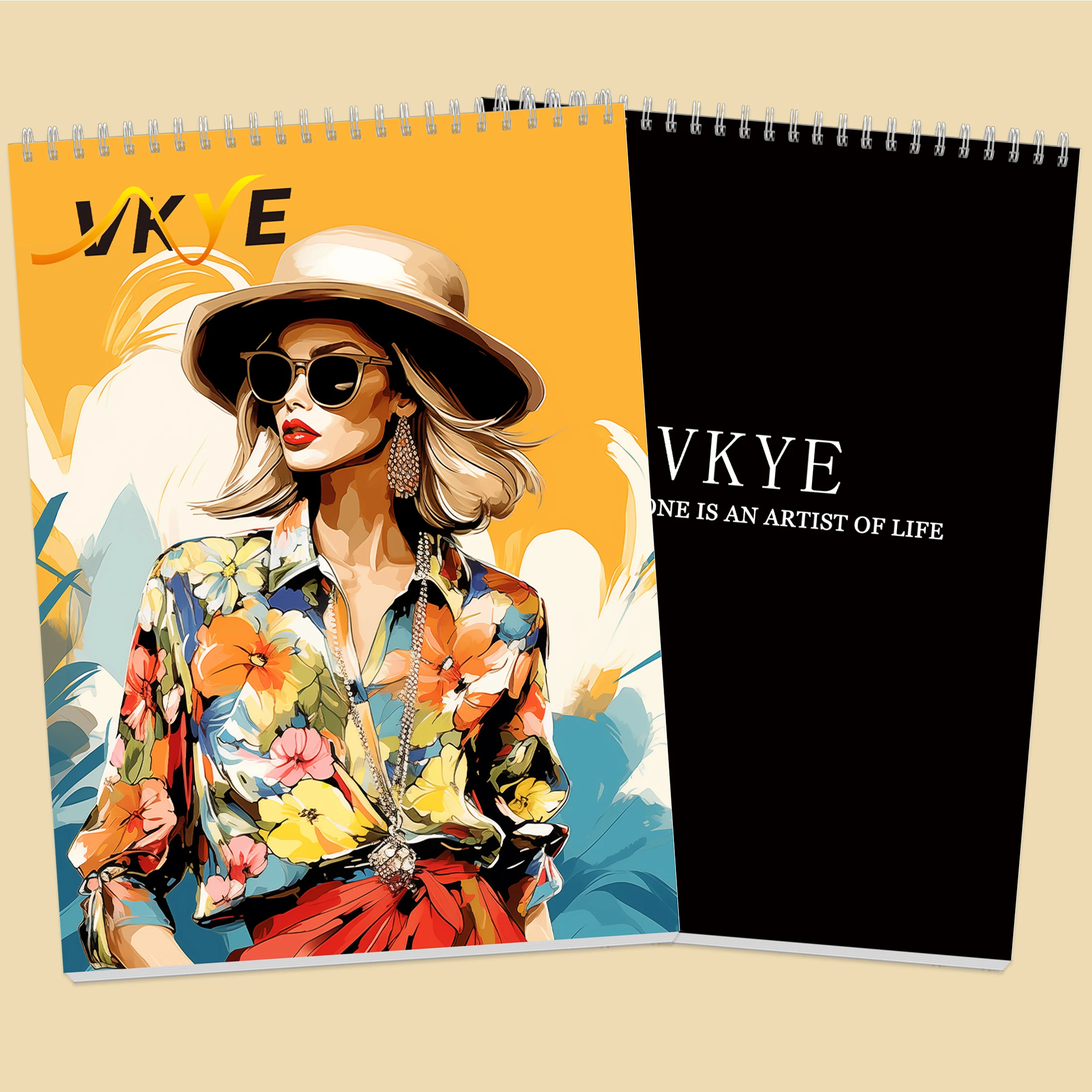 VKYE-Coloring-Book-Fashion-Character-Oriental-Grace-Wind-Pallte-Whisper ...
