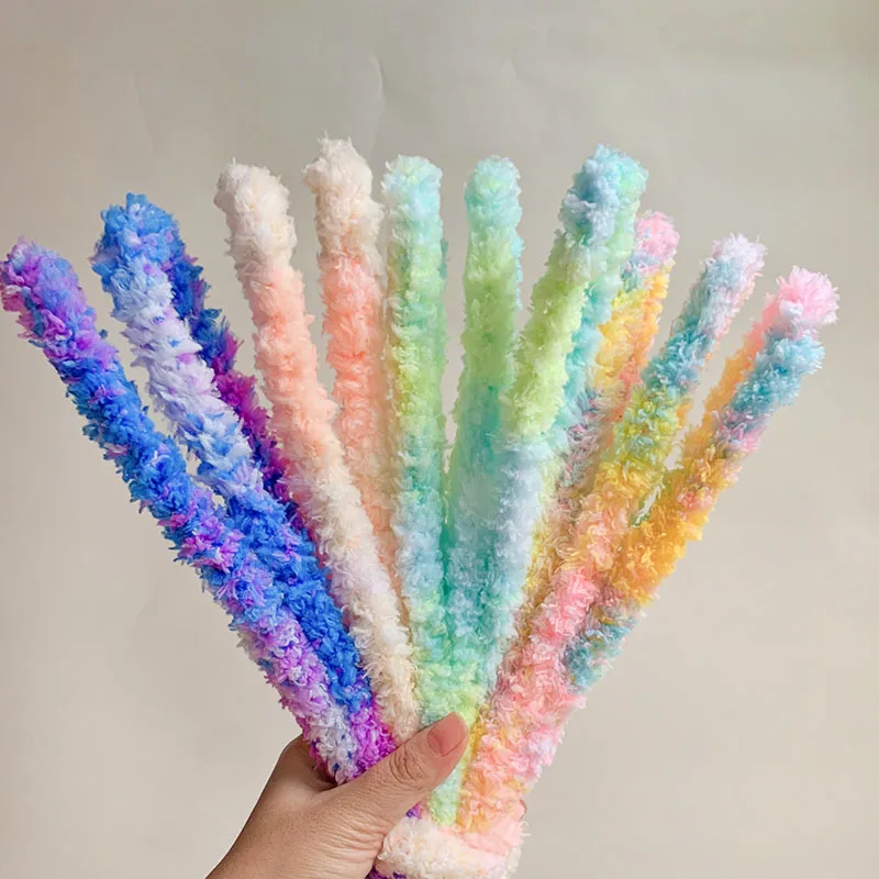 15mmx1M-1-2-3sheet-Coral-Twist-Chenille-Sticks-Stem-Pipe-Cleaner-DIY ...