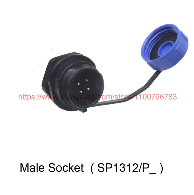 Original Weipu Connector SP13 2 3 4 5 6 7 9 Pin IP68 Circular Kit Pair ...