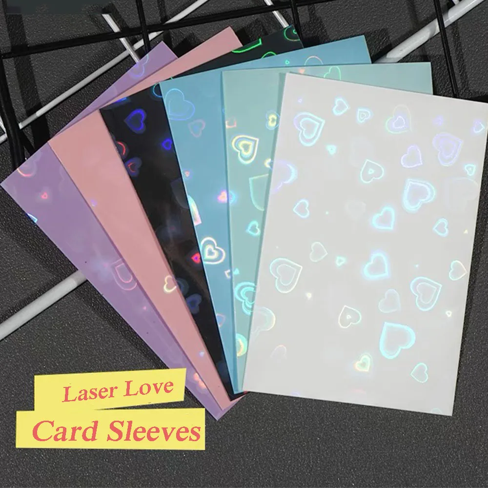 Laser-Love-Printed-Holographic-Photocard-Sleeves-Transparent-Photocard ...