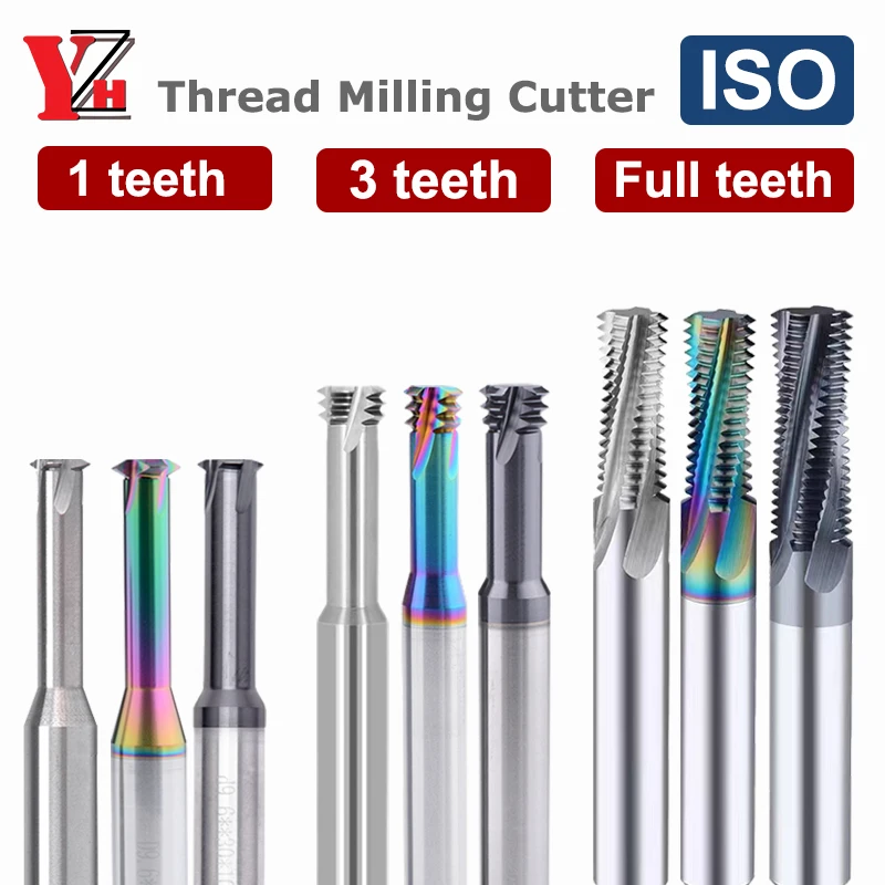 YZH-Thread-Milling-Cutter-HRC60-1-3-Full-Tooth-ISO-Inch-Pitch-CNC-For ...