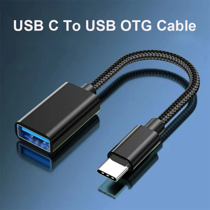 OTG Type C Cable Adapter USB to Type C Adapter Connector for Xiaomi ...