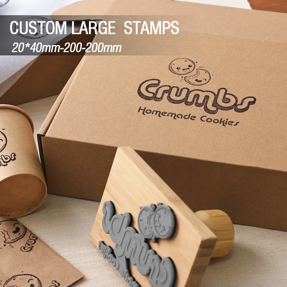 Timbro-in-gomma-con-Logo-personalizzato-di-grandi-dimensioni-per ...