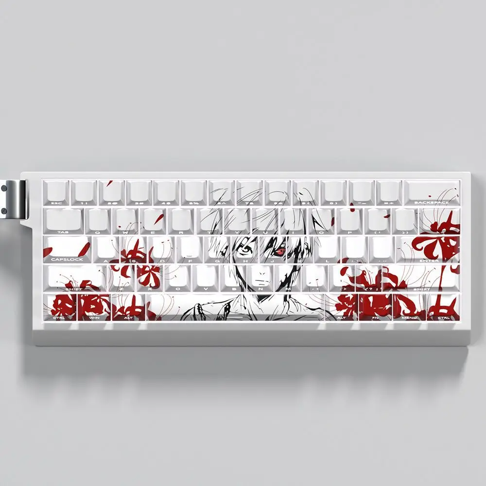 74 Key Jinmuyan Anime Keycap PBT Dyed Side Printed Backlit Keycap ...
