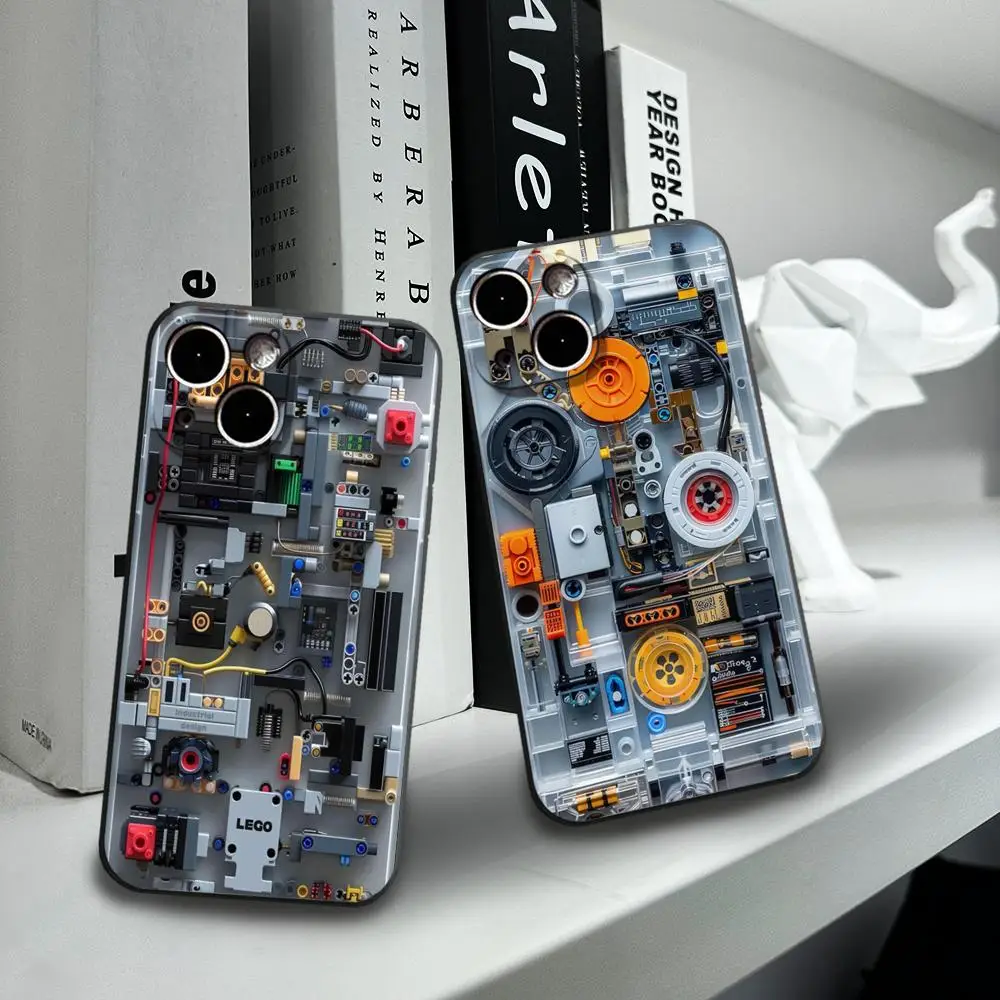 Creative Mechanical Circuit Pattern Phone Case FOR IPhone 15promax 14 ...