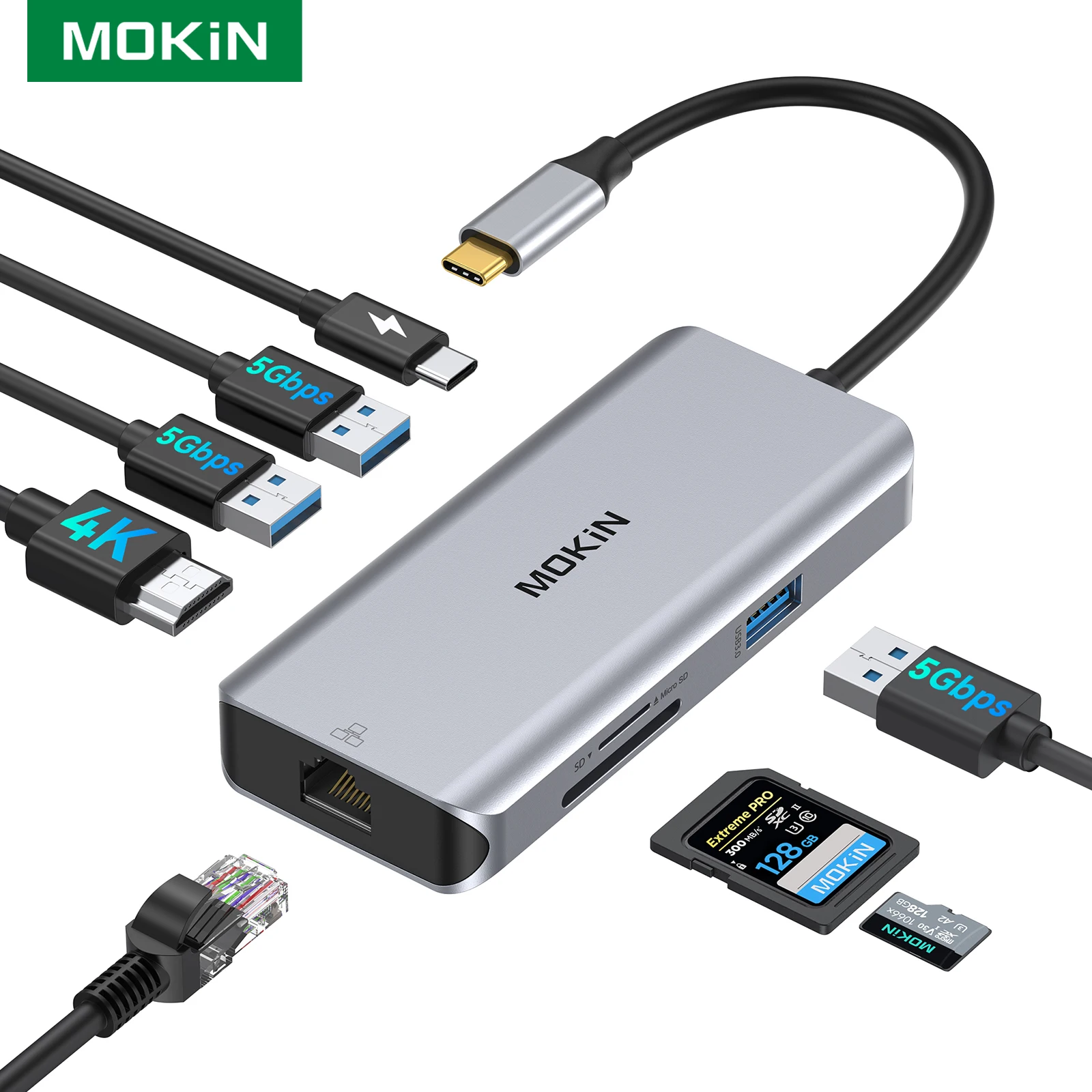MOKiN-8-in-1-USB-C-HUB-to-4K30Hz-HDMI-Hub-Adapter-Docking-Station-with ...