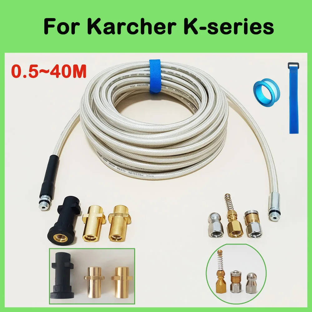 0-5-40M-Sewer-Drain-Water-Cleaning-Hose-Pipe-Dredge-Cleaner-Jetter ...
