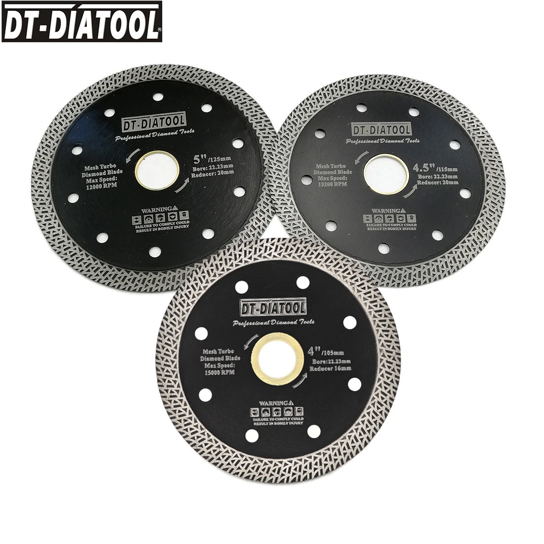 DIATOOL 3pcs/5pcs/10pcs Diamond Tile Cutting Disc Cutting Wheel Mesh ...