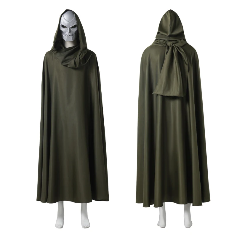 Doctor Doom Cosplay Costumes Cloak Mask Anime Role Play Uniform ...