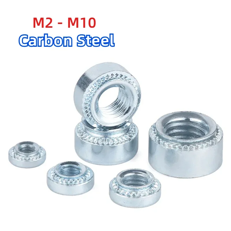 M2 M2.5 M3 M4 M5 M6 M8 M10 Zinc Plated Carbon Steel Pressure Riveting ...
