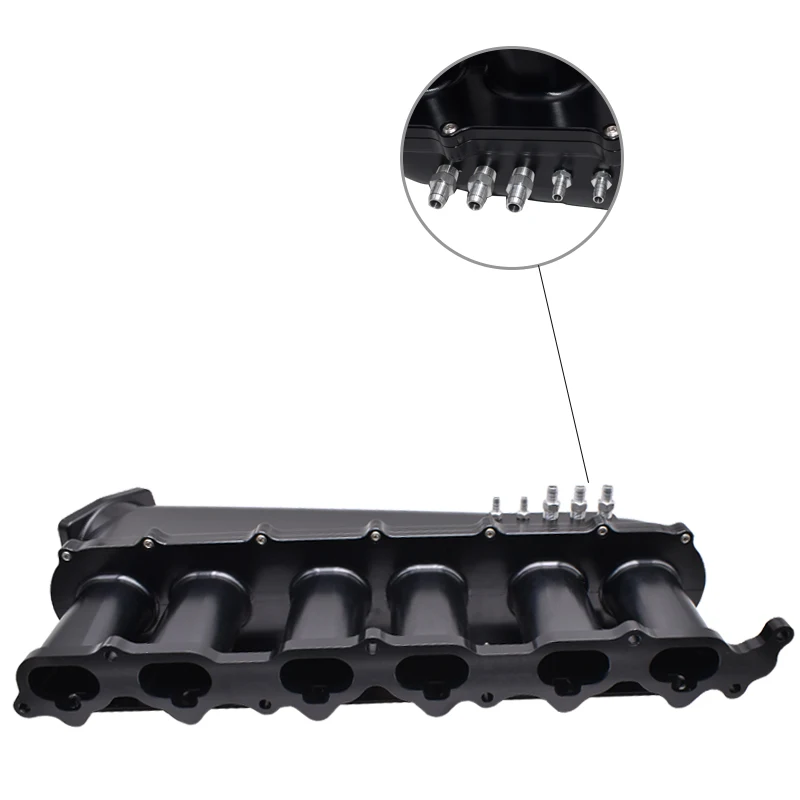 CUSTOM CNC Machined Aluminum 1Jz 2Jz 6 Injector Intake Manifold For ...