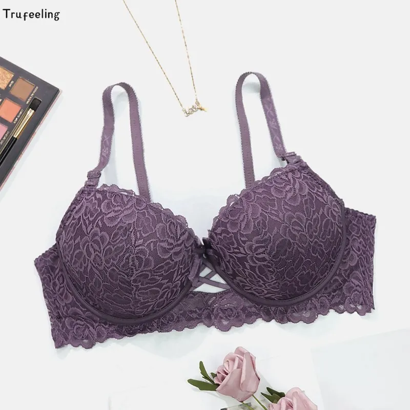 Trufeeling-Suti-das-Mulheres-Com-Espuma-Com-Fio-Espessa-Acolchoada-Push ...