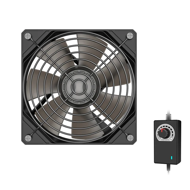 120mm powerful fan high-speed air volume server cooling system 3000RPM ...