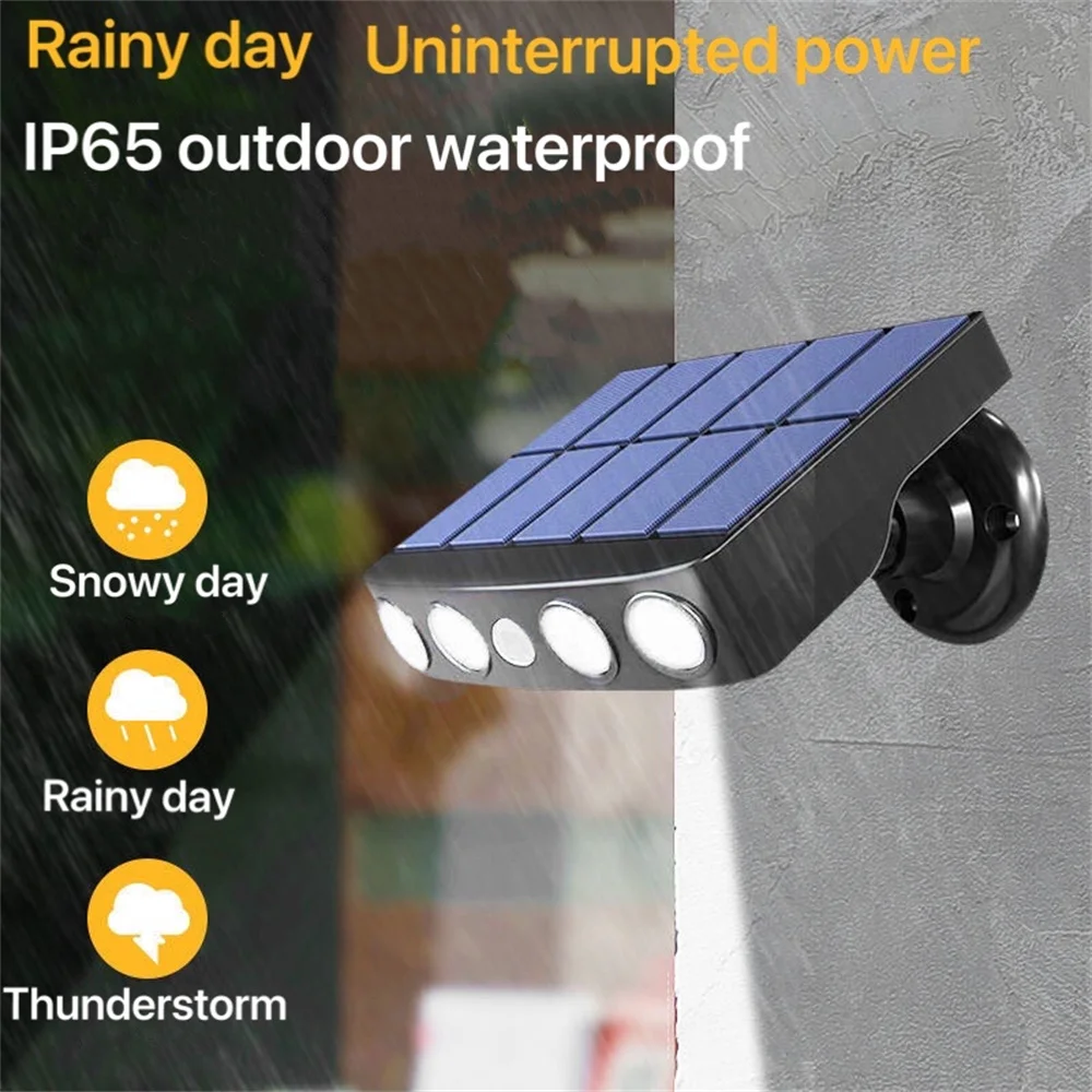 Solar Powered Led Wall Light Outdoor Motion Sensor Waterproof IP65 ...