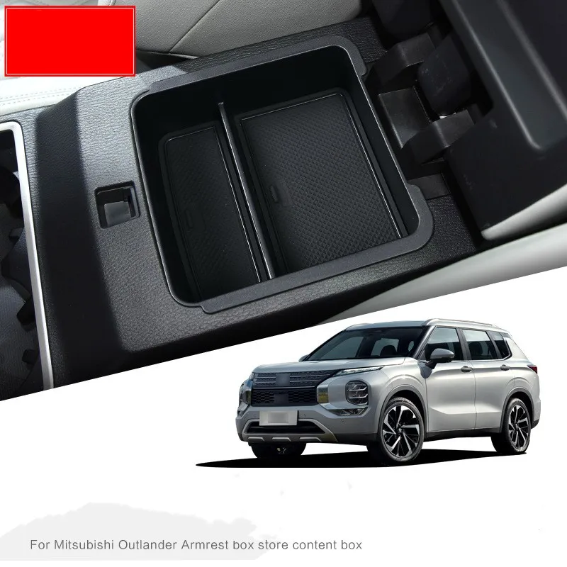 Car Armrest Storage Box For Mitsubishi Outlander 4 2022 2023 Central ...