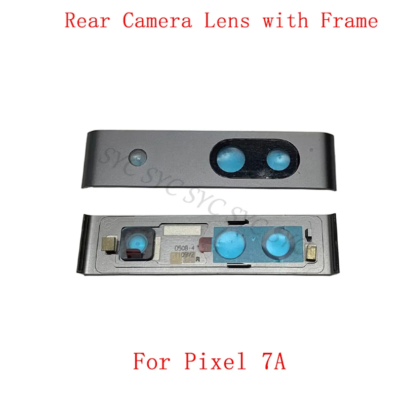 Back-Rear-Camera-Lens-Glass-with-Frame-Holder-For-Google-Pixel-7A ...