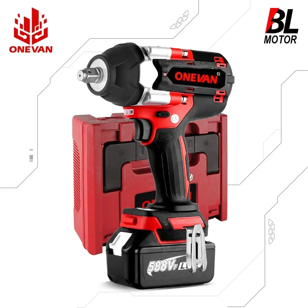 ONEVAN-1800N-m-High-Torque-Electric-Wrench-1-2-Inch-Brushless-Impact ...