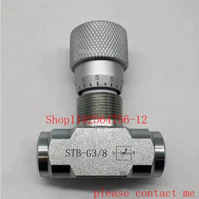 1pc Sell Flow Control Hydraulic Throttle Valve STB-G1/4 STB-G3/8 STB-G1 ...