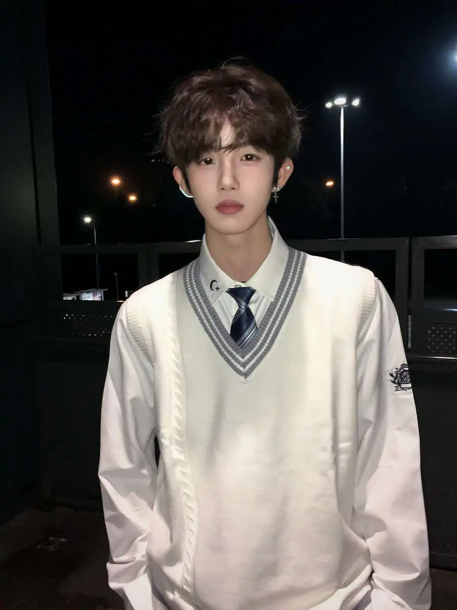 4pcs School uniform suit college Suzuki school uniform JK DK men's and ...