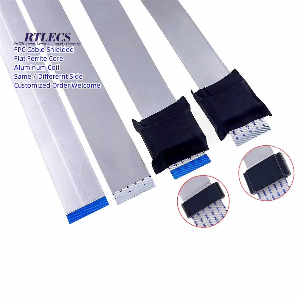 2-Pcs-FPC-FFC-Cable-Jumper-40-PIN-0-5-MM-Pitch-Flat-Ferrite-Core ...